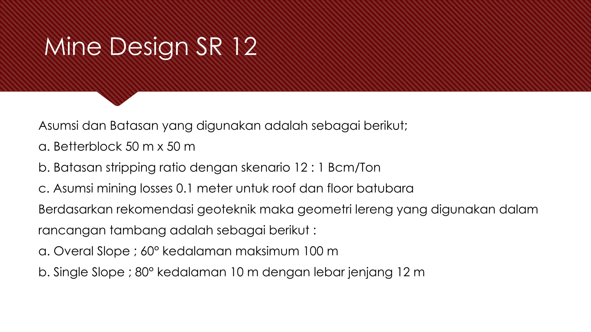 PERMODELAN GEOLOGI DAN PIT DISAIN PT MBJU.pptx