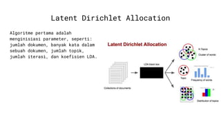 Permodelan Topik Menggunakan Latent Dirichlet Allocation | PPTX