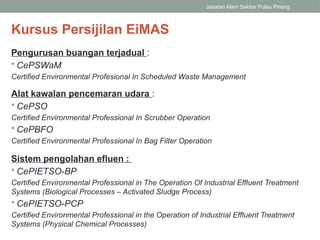 PERMOHONAN LESEN DAN KELULUSAN BT FOR SCHEDULED WASTE MALAYSIA | PPTX