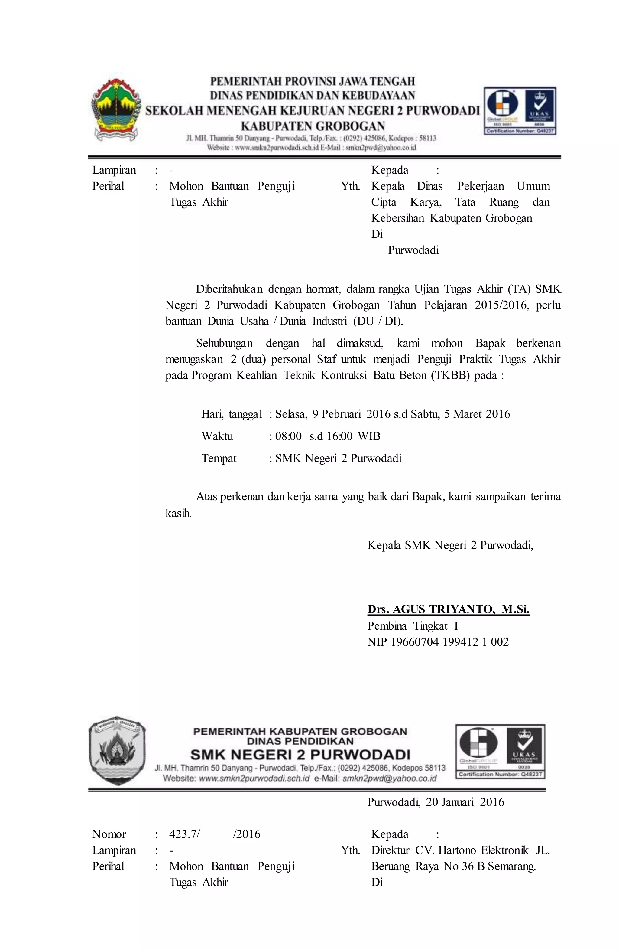 Permohonan penguji ta | DOCX