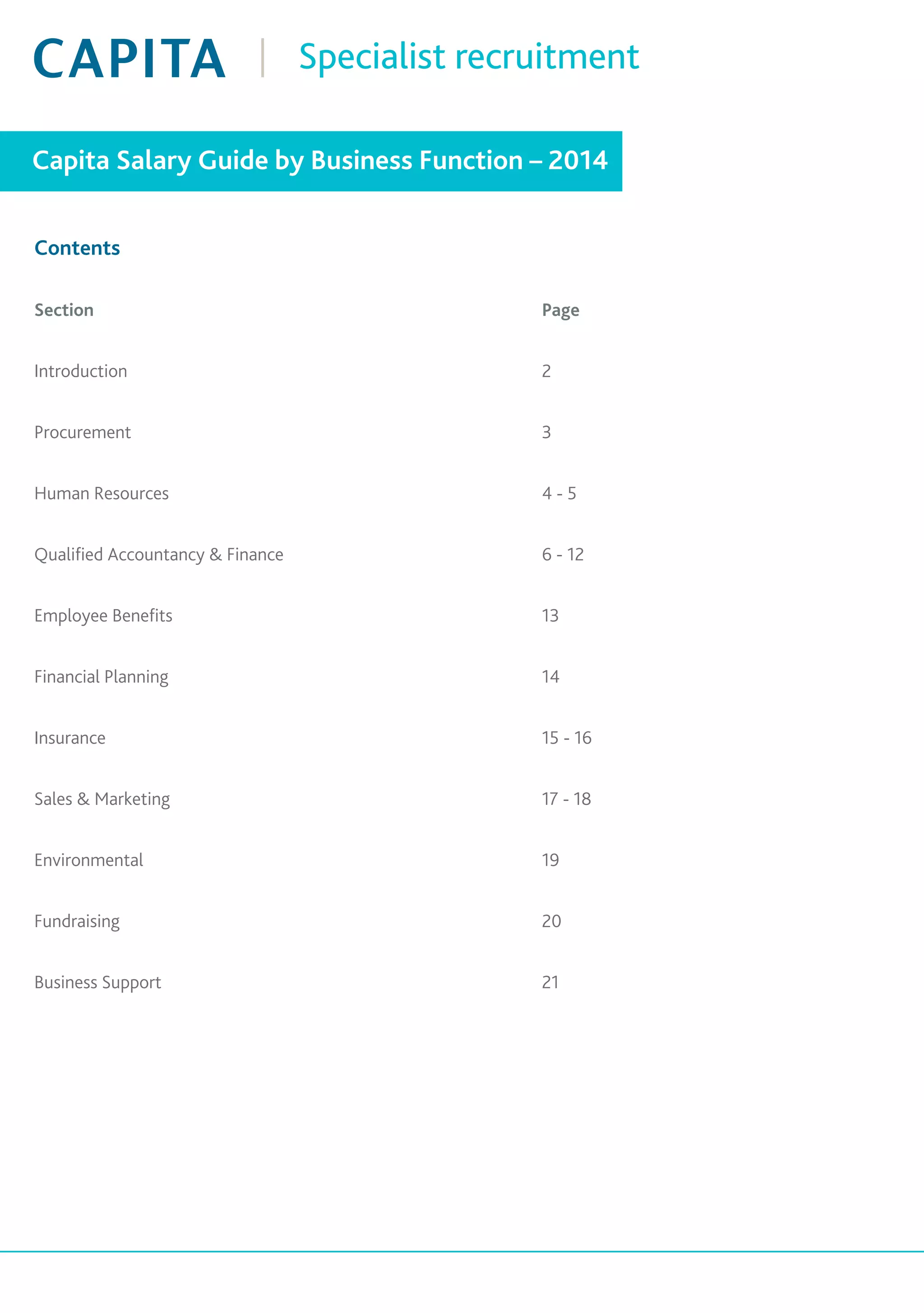 Specialist Recruitment Salary Guide | PDF