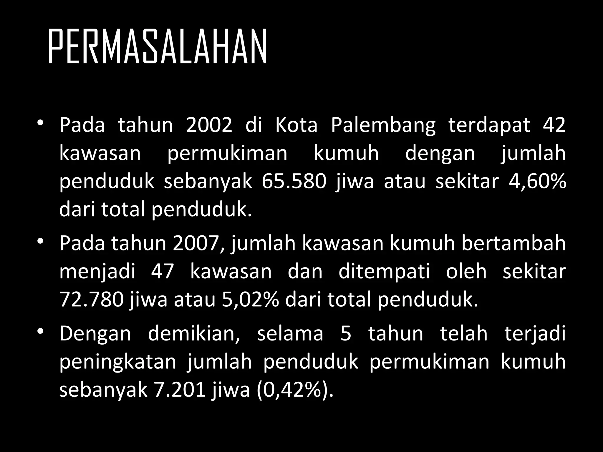 Permukiman kumuh (Slum Area) | PPT