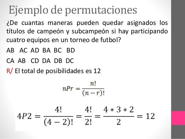 Permutaciones