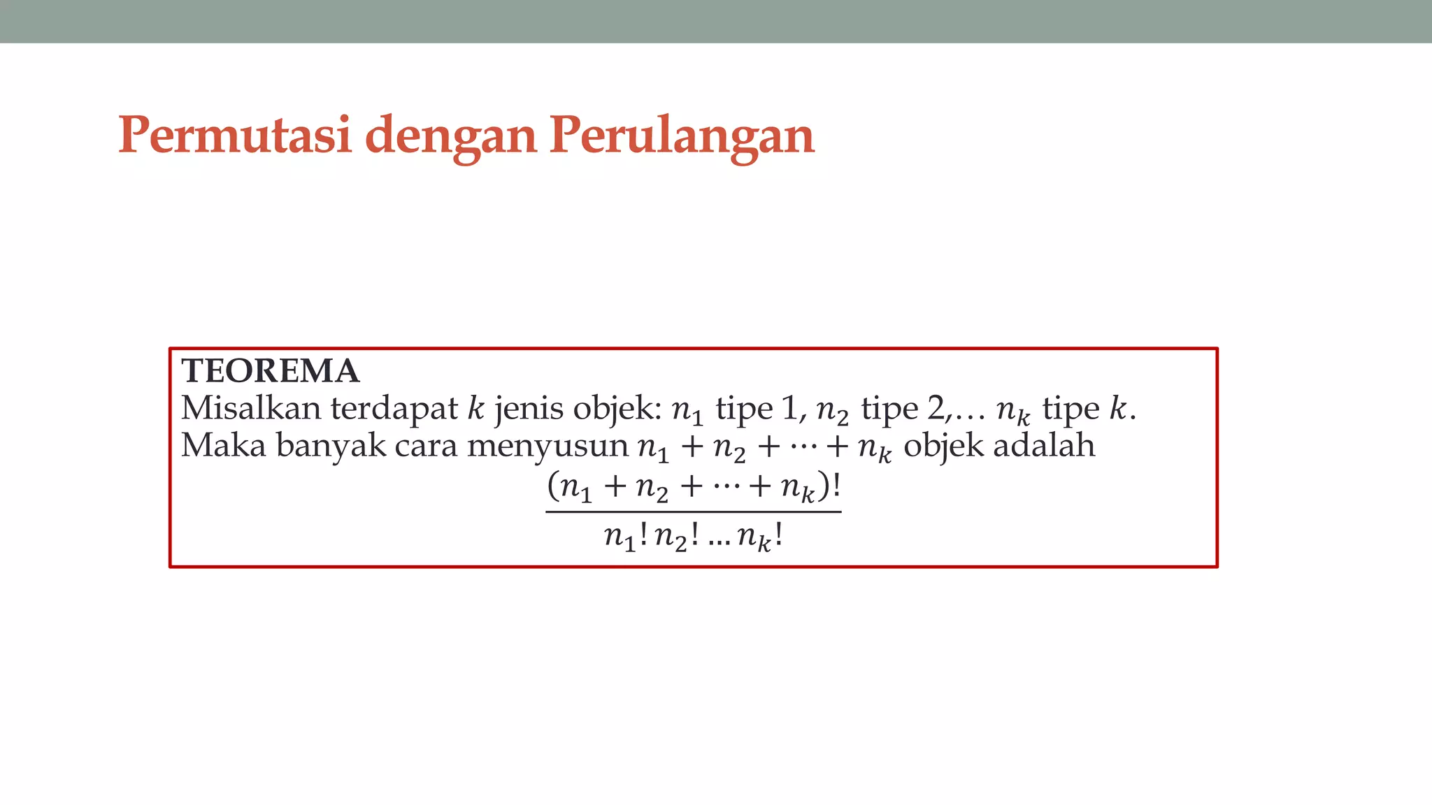 Permutasi dan kombinasi | PDF
