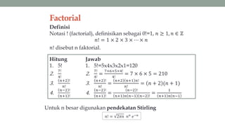 Permutasi dan kombinasi | PDF