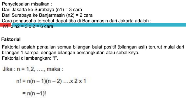 Permutasi dan kombinasi | PPT