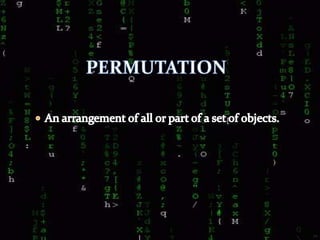Permutation | PPTX