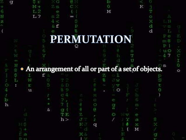 Permutation Pptx Programming Languages Computing 2569