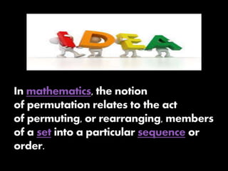 Permutation | PPTX