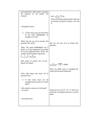 A detailed lesson plan in permutation | DOCX