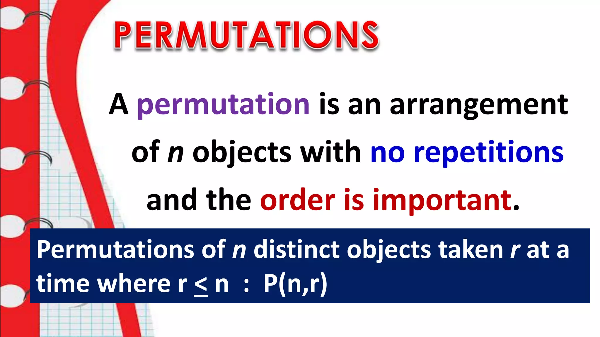 Permutation | PDF | Law