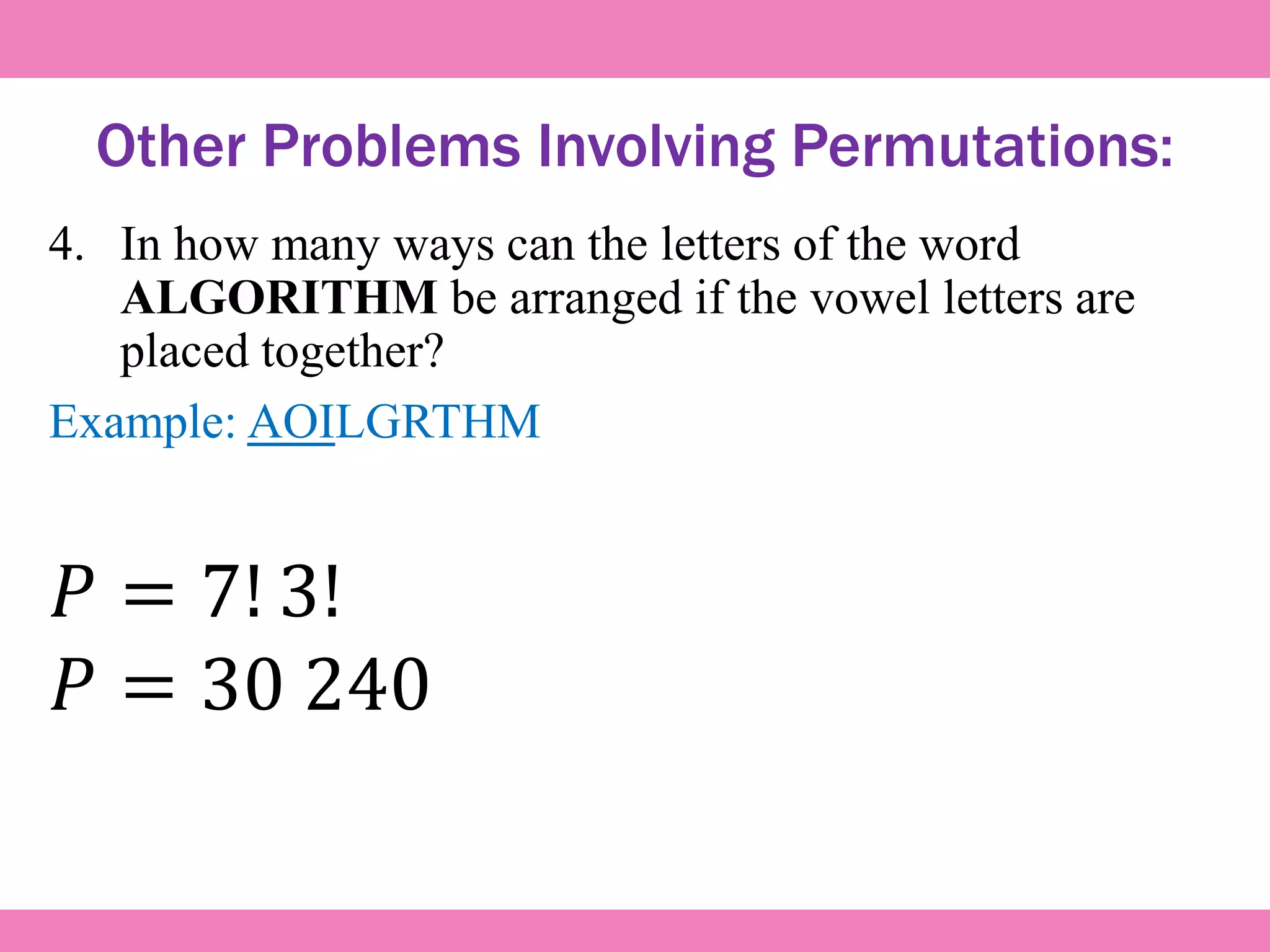 Permutation | PDF