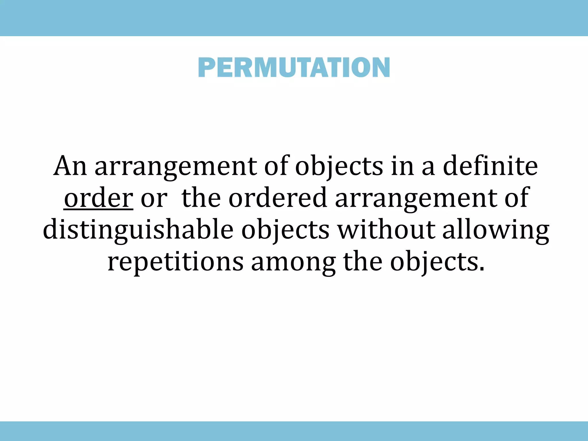 Permutation | PDF