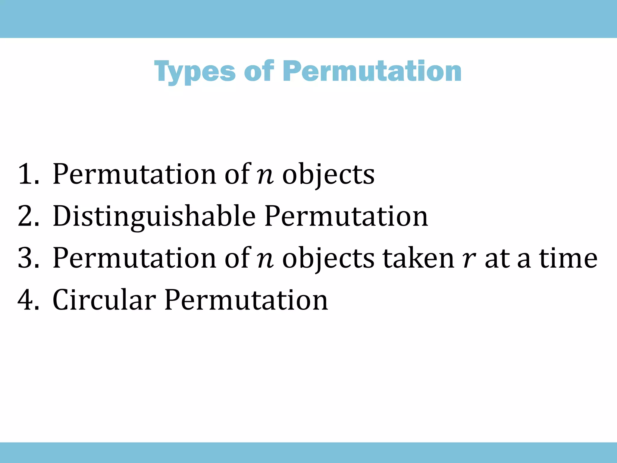 Permutation | PDF