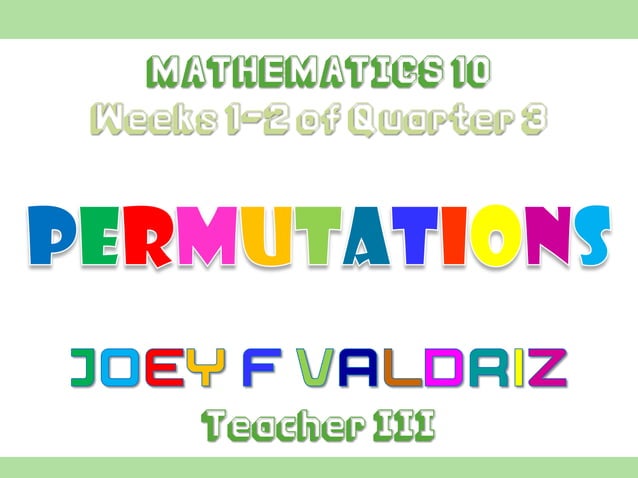 Permutation | PDF | Programming Languages | Computing