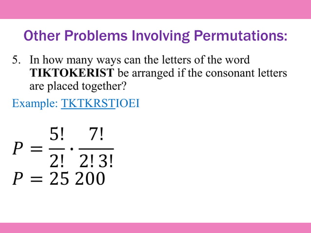 Permutation | PDF | Programming Languages | Computing