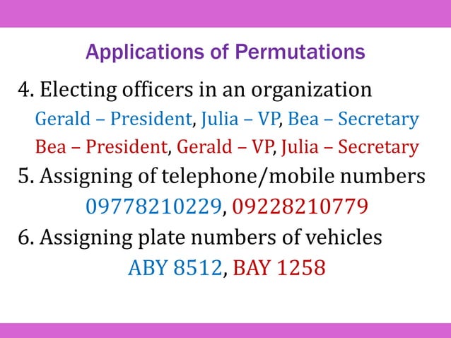 Permutation | PDF | Programming Languages | Computing