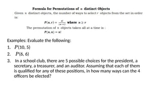 Permutation Grade 10 Mathematics Quarter 3 | PPTX