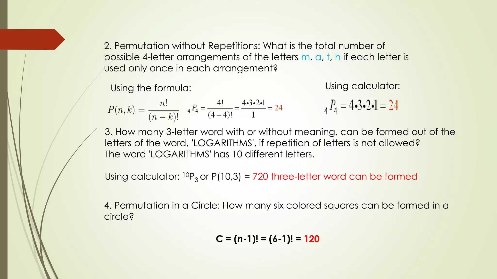 Permutation combination | PPTX