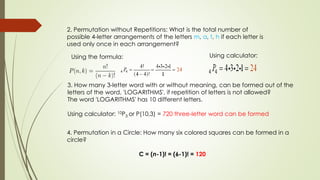 Permutation combination | PPTX