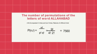 Permutation in Discrete Mathematics- Piyush Bujade | PPTX | Physics | Science