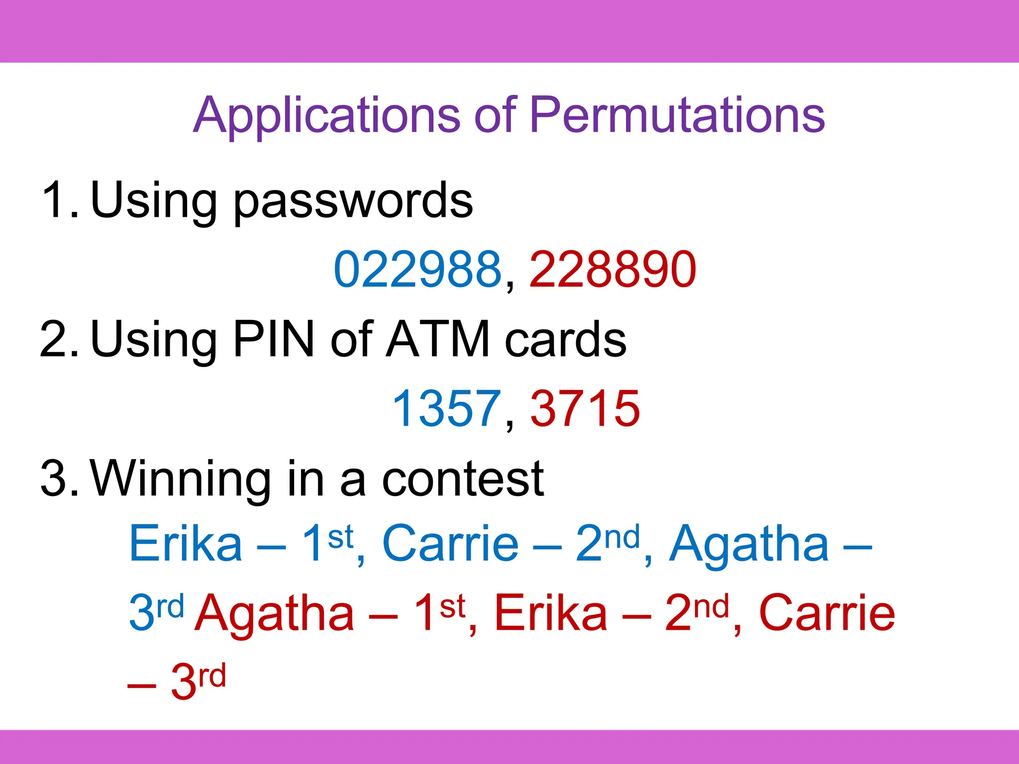 Grade 10 Permutation PowerPoint Presentation | PPTX