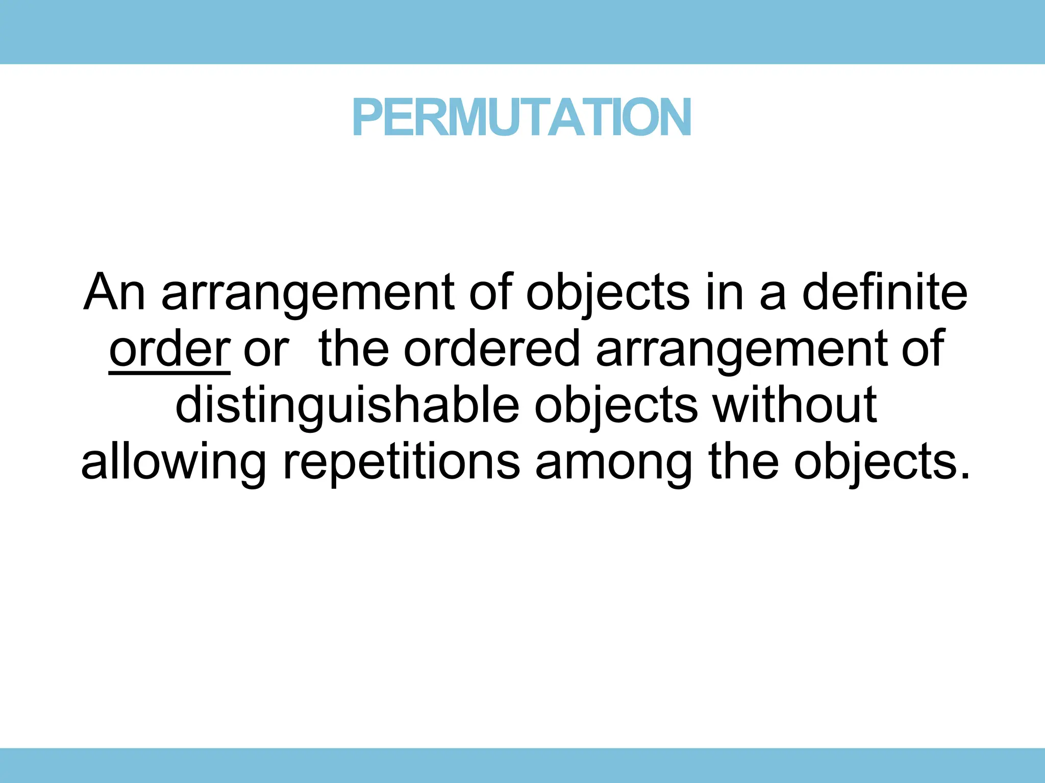 Grade 10 Permutation PowerPoint Presentation | PPTX