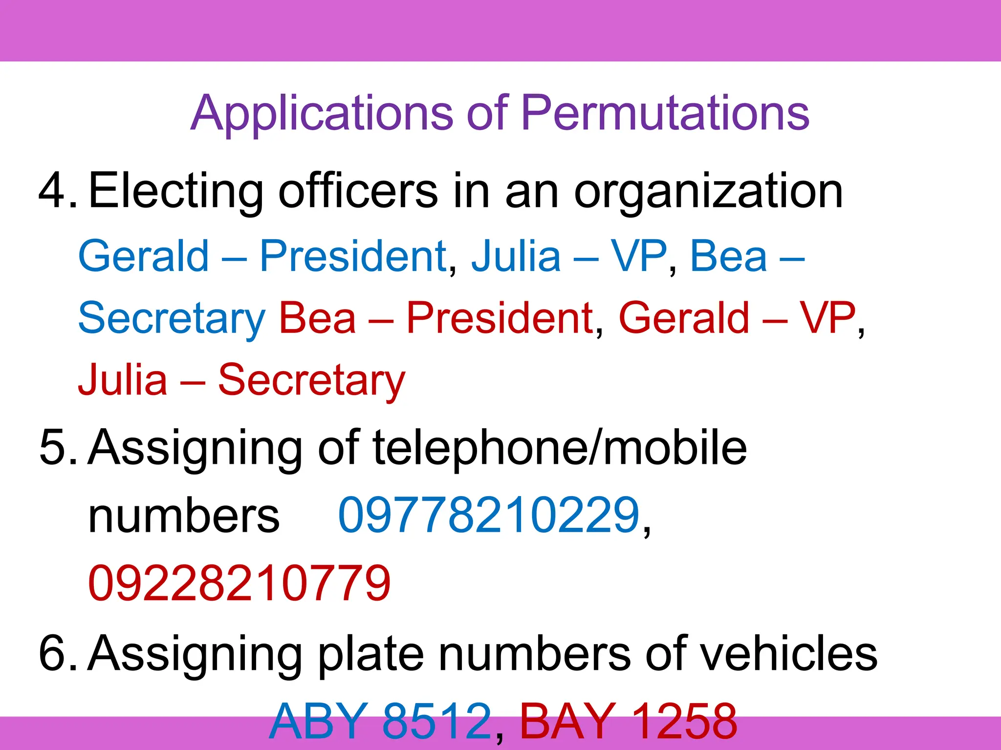 Grade 10 Permutation PowerPoint Presentation | PPTX