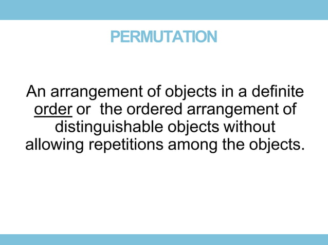 Grade 10 Permutation PowerPoint Presentation | PPTX