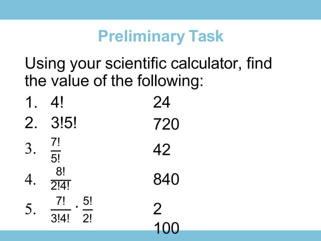 Grade 10 Permutation PowerPoint Presentation | PPTX