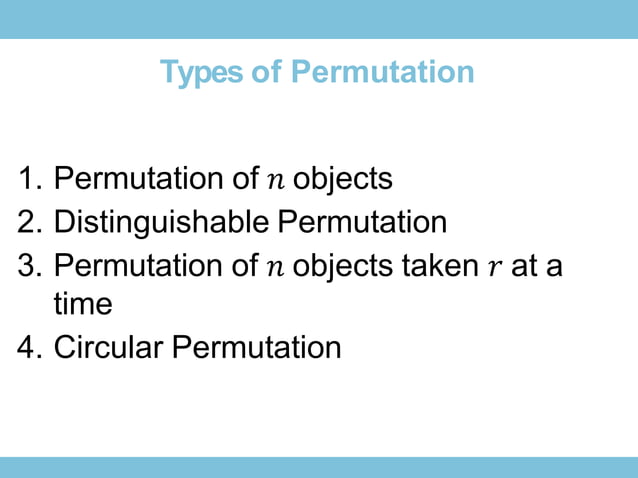 Grade 10 Permutation PowerPoint Presentation | PPTX