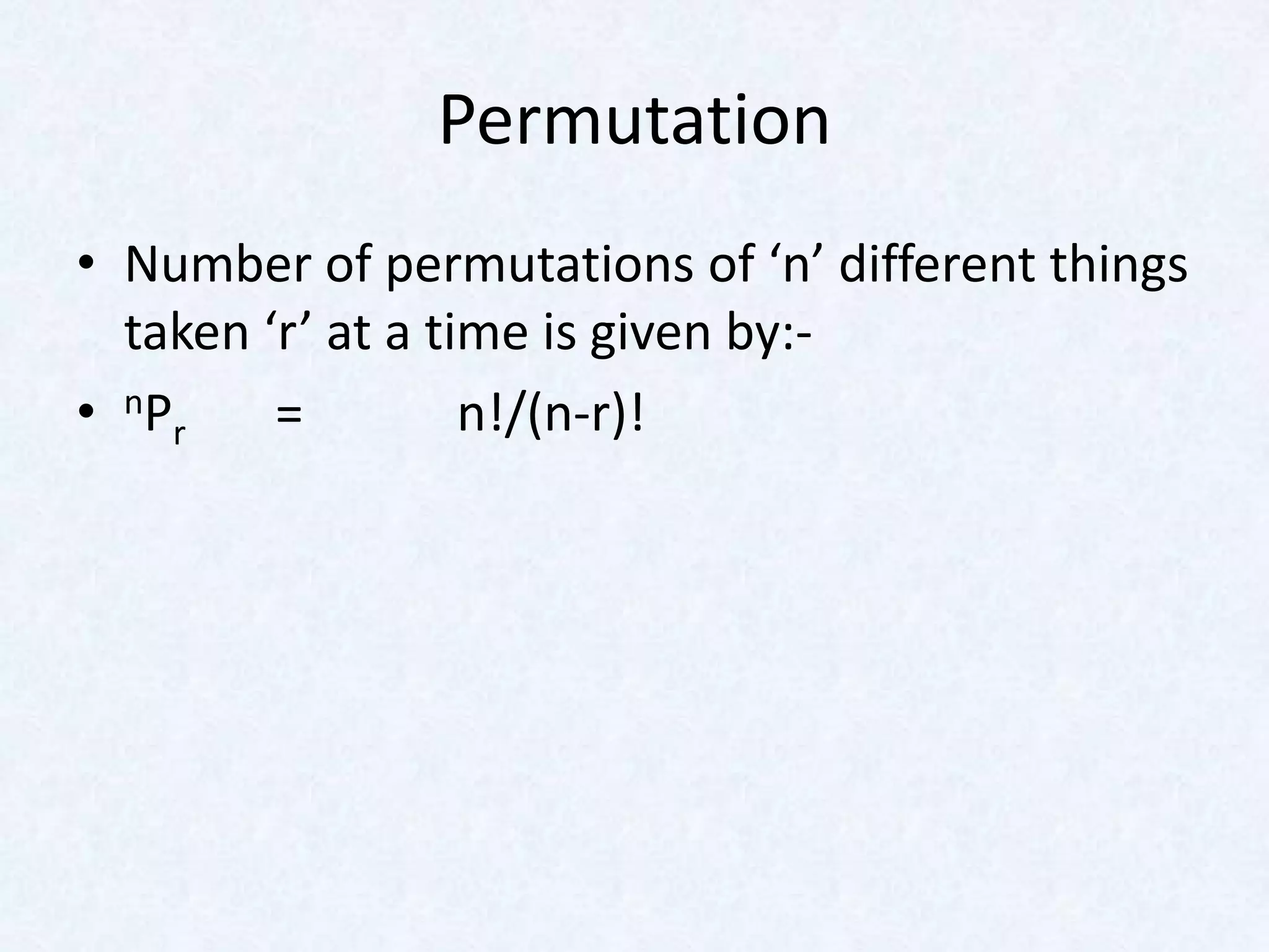 Permutation and combination | PPTX | Programming Languages | Computing