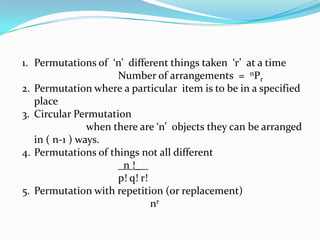 Permutation and combination | PPT