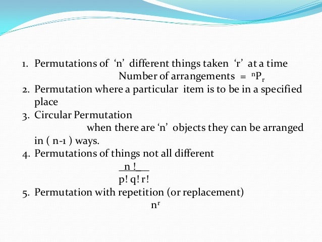 Permutation And Combination 