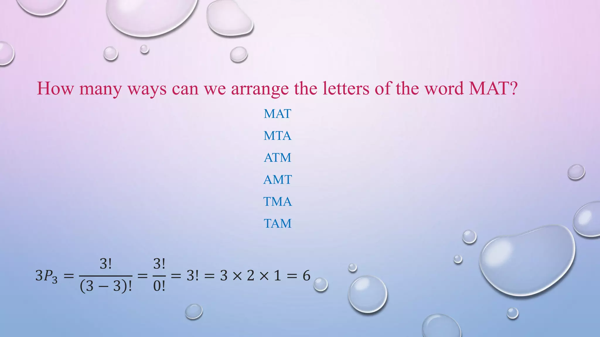 Permutation And Combination 2 Pptx