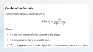 Permutation and Combination Permutation and Combination | PPTX