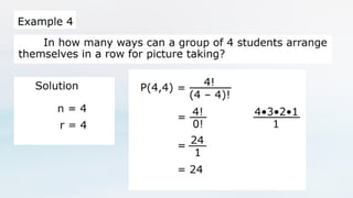Permutation and Combination Permutation and Combination | PPTX