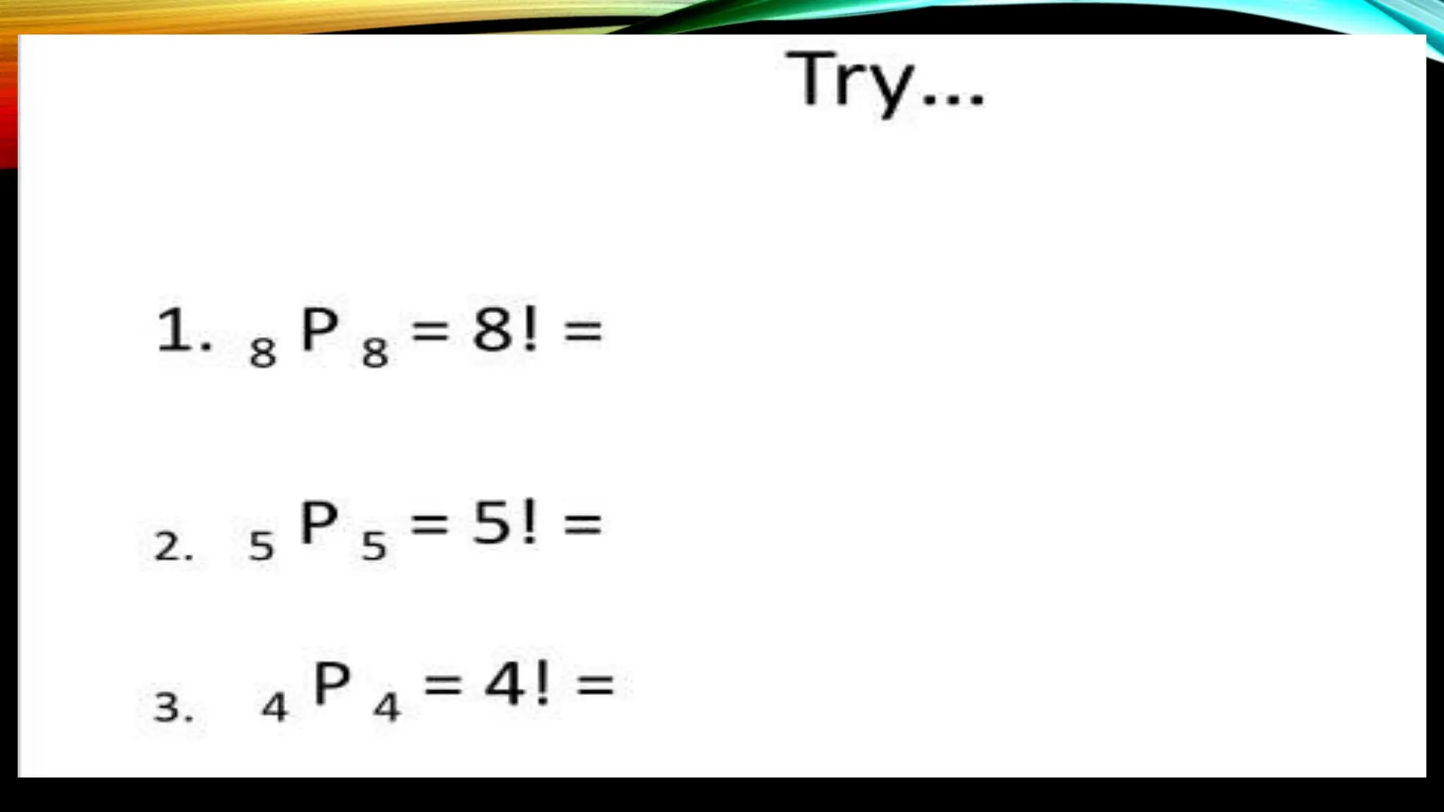 Permutation And Combinations Pptx