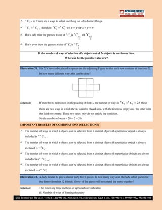 Permutation & combination | PDF | College Planning | College Education