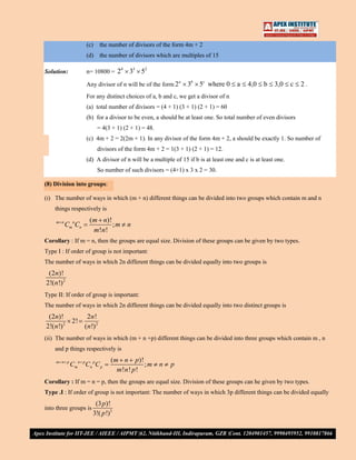 Permutation & combination | PDF | College Planning | College Education