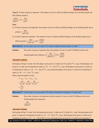 Permutation & combination | PDF | College Planning | College Education