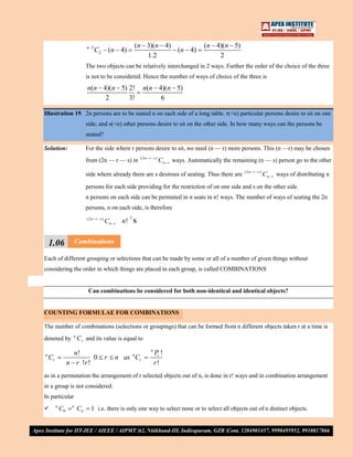 Permutation & combination | PDF | College Planning | College Education