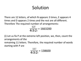 Permutation & Combination | PPTX