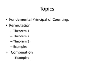 Permutation & Combination | PPT | Free Download