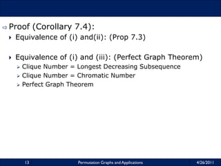 Permutation graphsandapplications | PDF