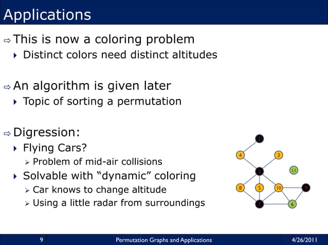 Permutation graphsandapplications | PPT