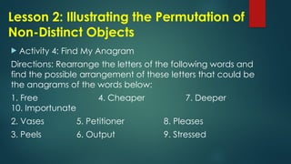 Permutation Math 10 Quarter 3 Module 1.pptx