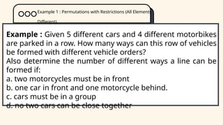 permutation for grade 12 and exercise for students | PPTX | Motorcycle ...