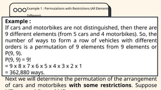 permutation for grade 12 and exercise for students | PPTX | Motorcycle ...