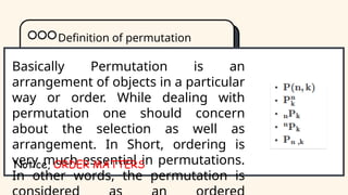 permutation for grade 12 and exercise for students | PPTX | Motorcycle Sports | Auto Racing